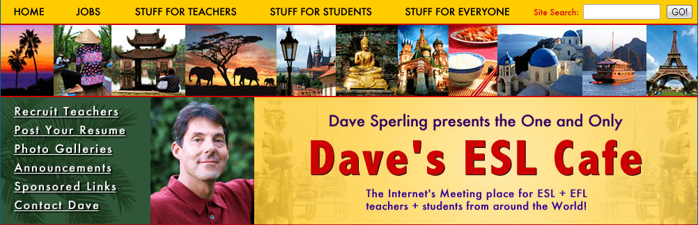 Dave’s ESL Café: The Best ESL Resource on the Web?